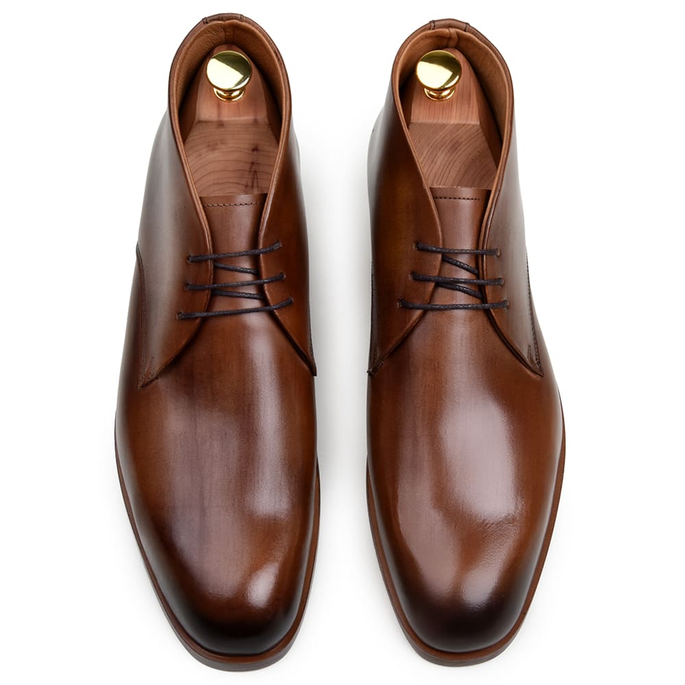 Bota Social Masculina CNS+ Holl 05 Whisky